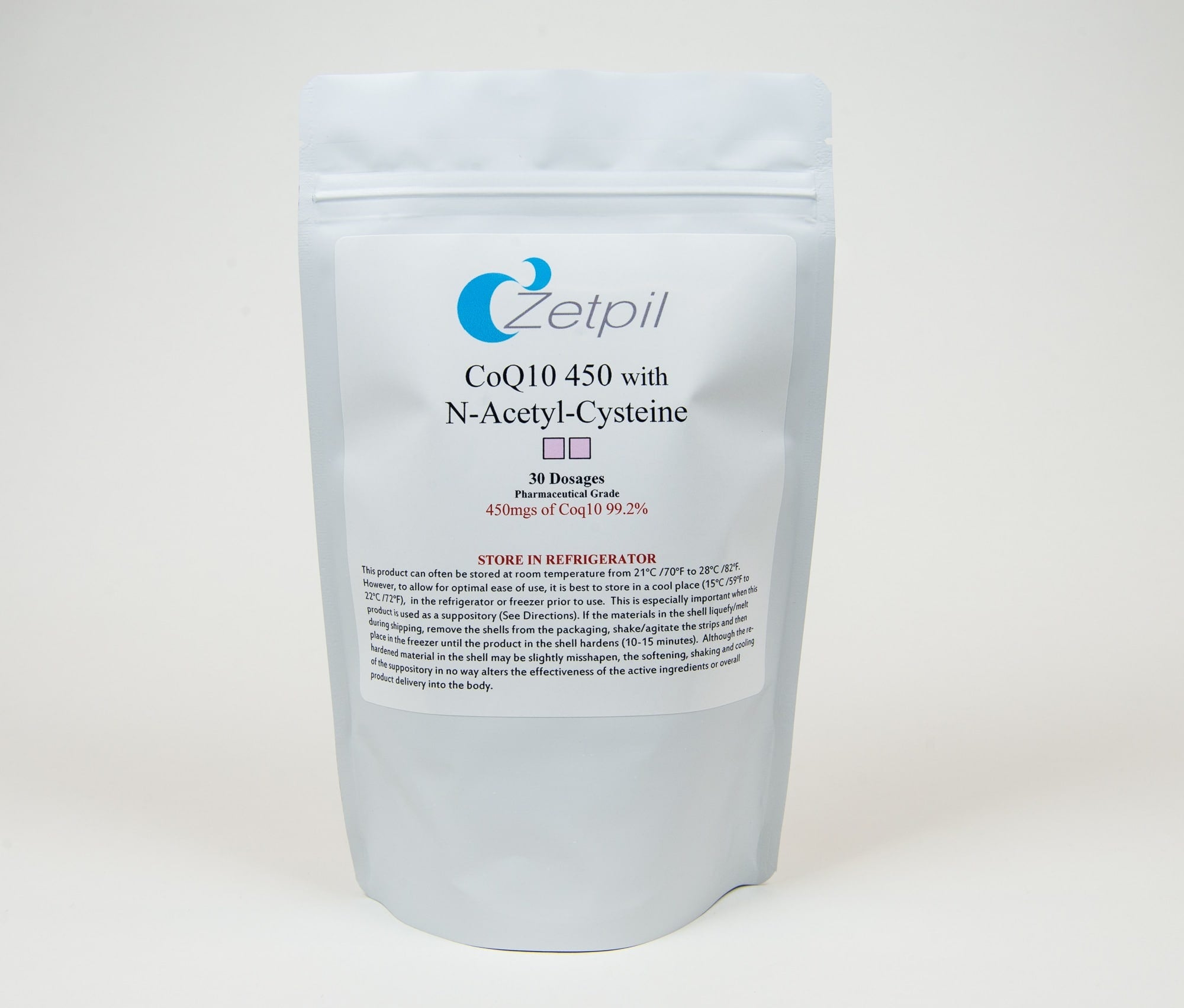 Zetpil™ CoQ10 plus N-Acetyl-Cysteine Suppository